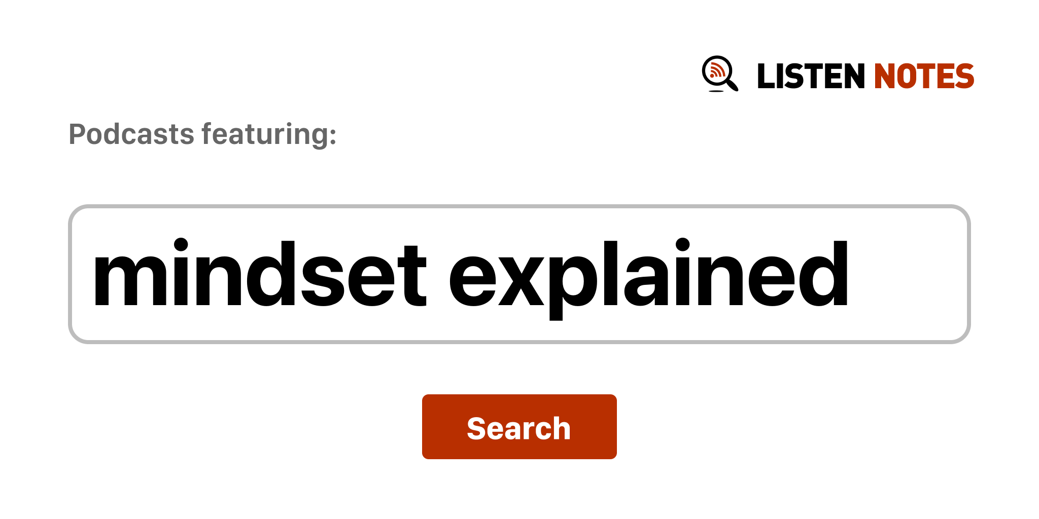 Mindset Explained - Top podcast episodes